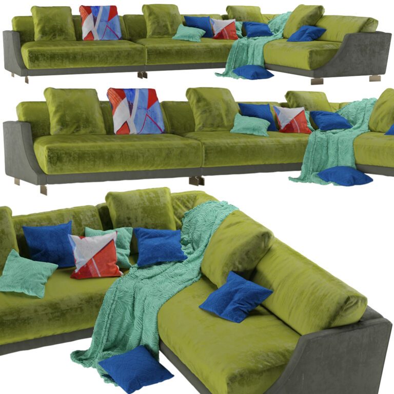 Erba Gran Milano sofa (346858) 3D model - Download 3D model Erba Gran ...