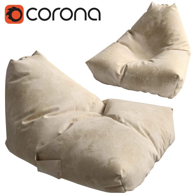 Zara Home Bean bag chair (347035) 3D model - Download 3D model Zara ...