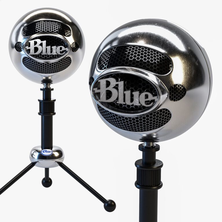 Blue Microphones Snowball (347077) 3D model - Download 3D model Blue ...