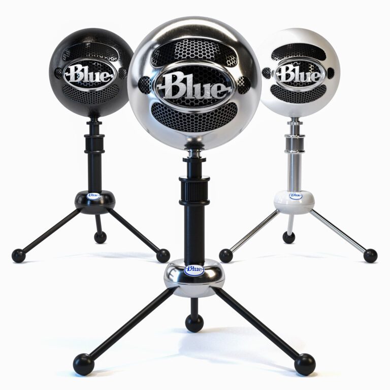 Blue Microphones Snowball (347077) 3D model - Download 3D model Blue ...