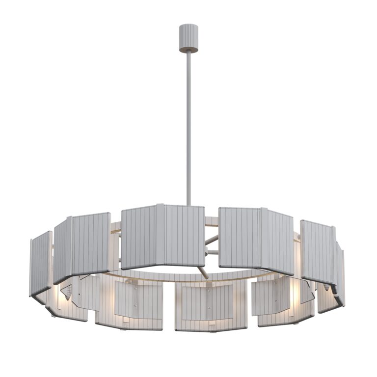 Bella Figura Rosetta Chandelier (347145) 3D model - Download 3D model ...