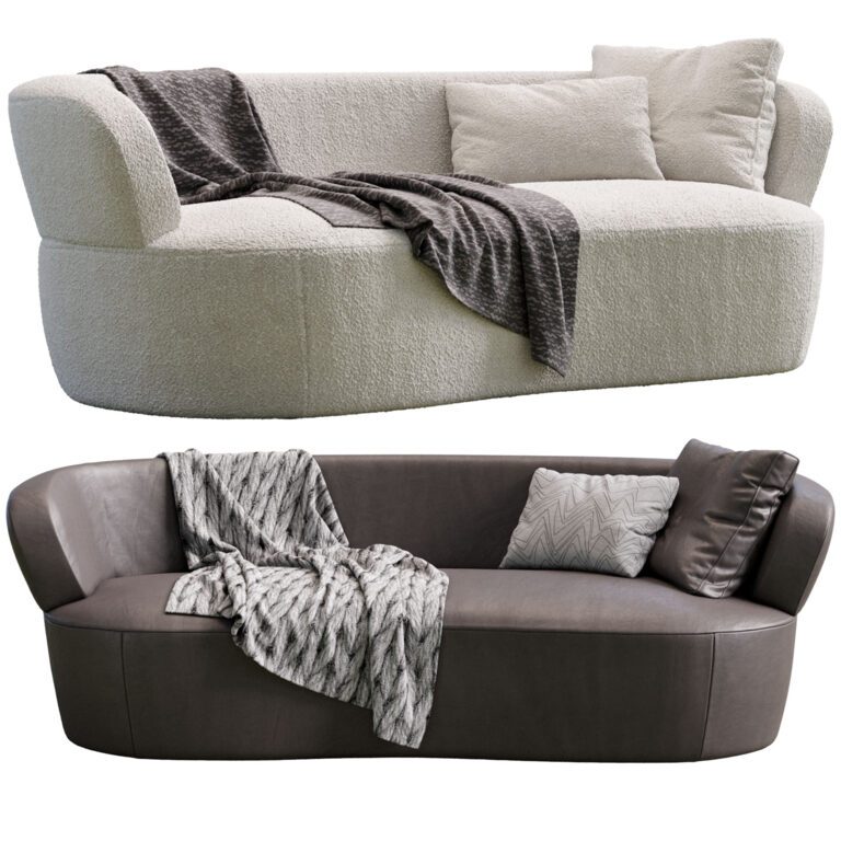 Sofa Joseph By Meridiani (347226) 3D model - Download 3D model Sofa ...