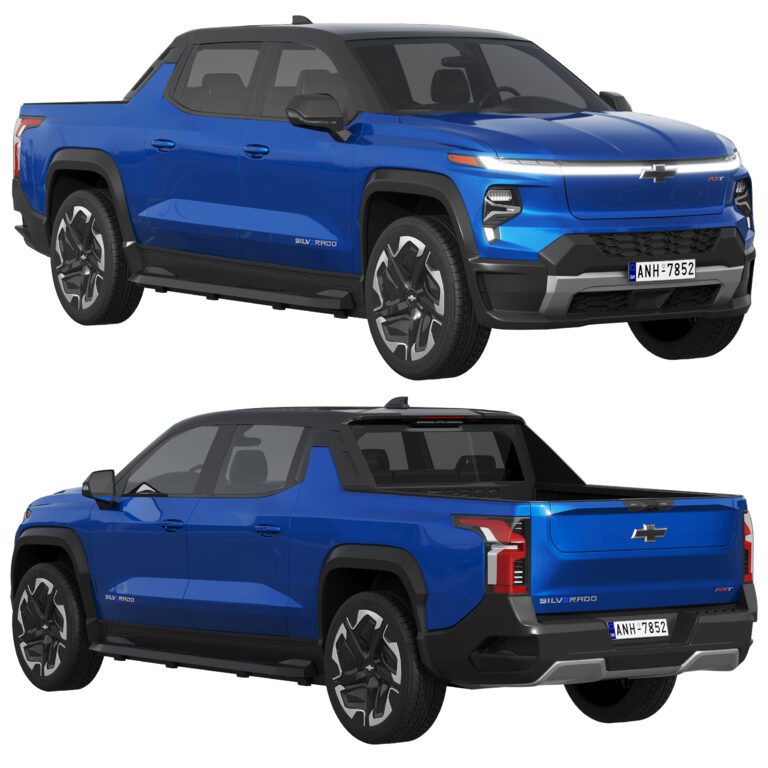 Chevrolet Silverado EV RST car (347481) 3D model - Download 3D model ...