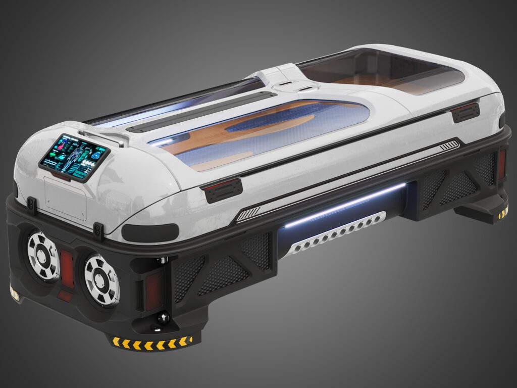 Cryo capsule (347484) 3D model - Download 3D model Cryo capsule (347484 ...