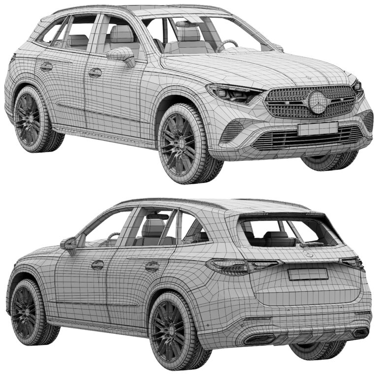 Mercedes-Benz GLC car (347495) 3D model - Download 3D model Mercedes ...