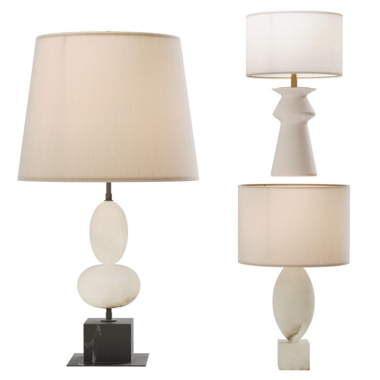 Table lamp set 01 Versa & Dani & Amagansett (347548) 3D model ...
