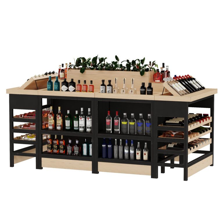 Store Show Case 34 Alchol Showcase (347566) 3D model - Download 3D ...