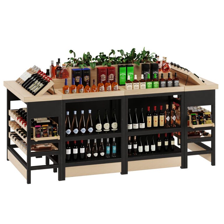 Store Show Case 34 Alchol Showcase (347566) 3D model - Download 3D ...
