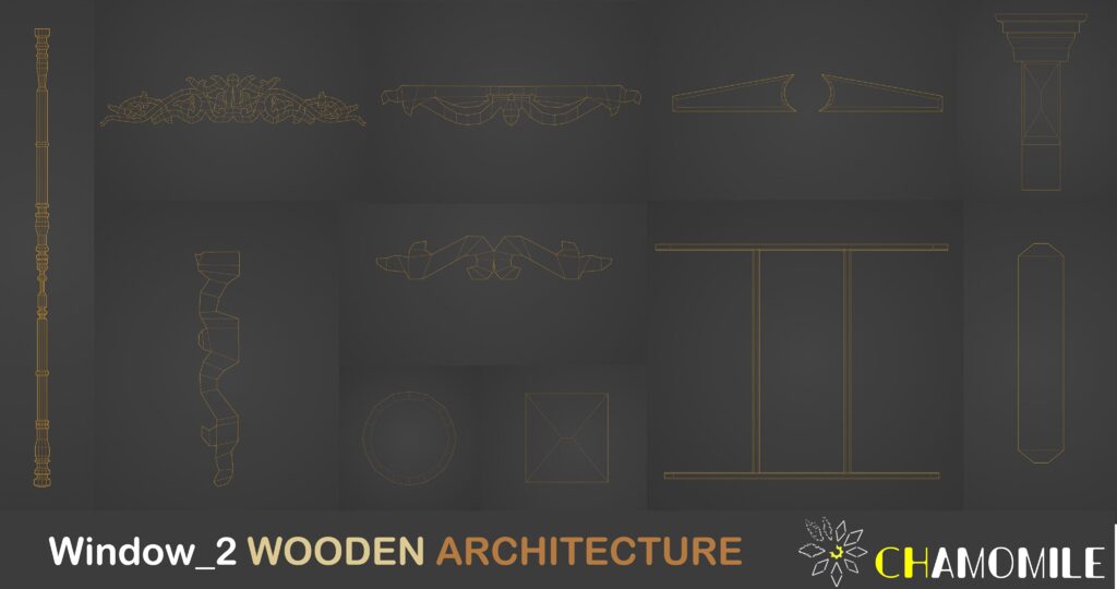 3d models of windows | Download walls with windows 3d models