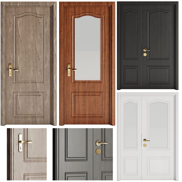 Set Classic Doors 01 (347665) 3D model - Download 3D model Set Classic ...