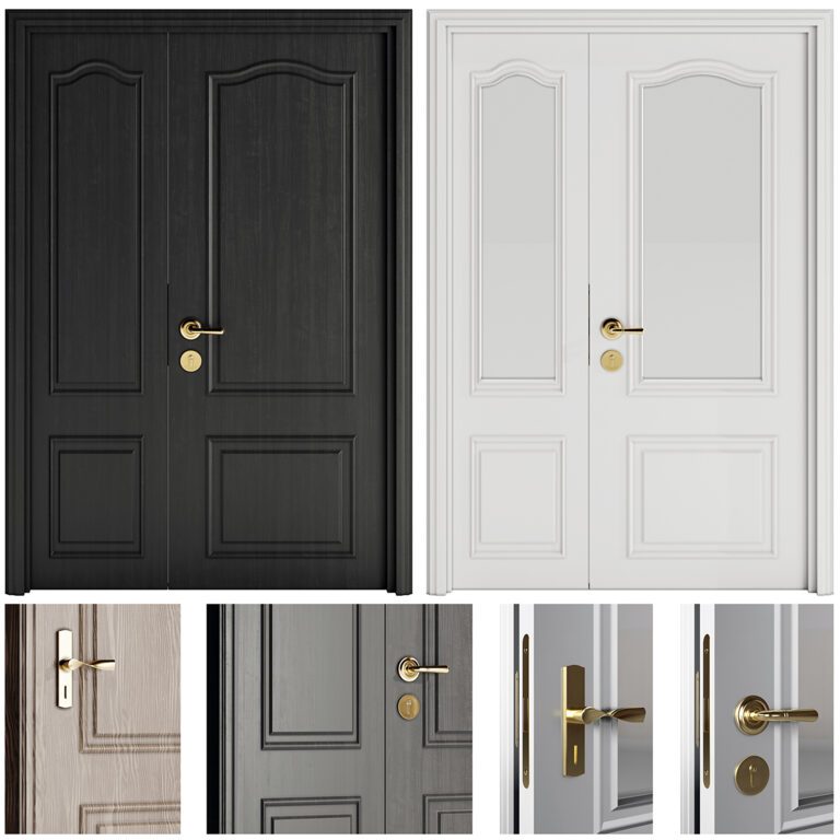 Set Classic Doors 01 (347665) 3D model - Download 3D model Set Classic ...
