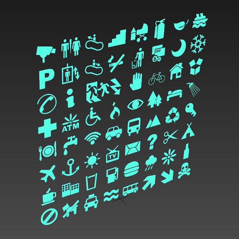 Symbols part n6 (347943) 3D model - Download 3D model Symbols part n6 ...
