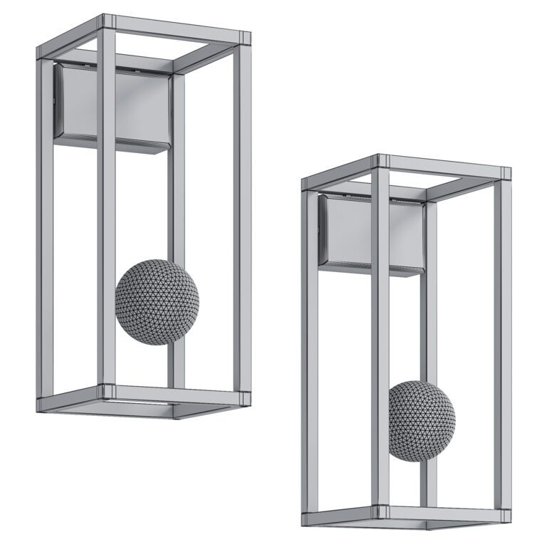 Karman Abachina AP291 B1 N1 sconce (348018) 3D model - Download 3D ...