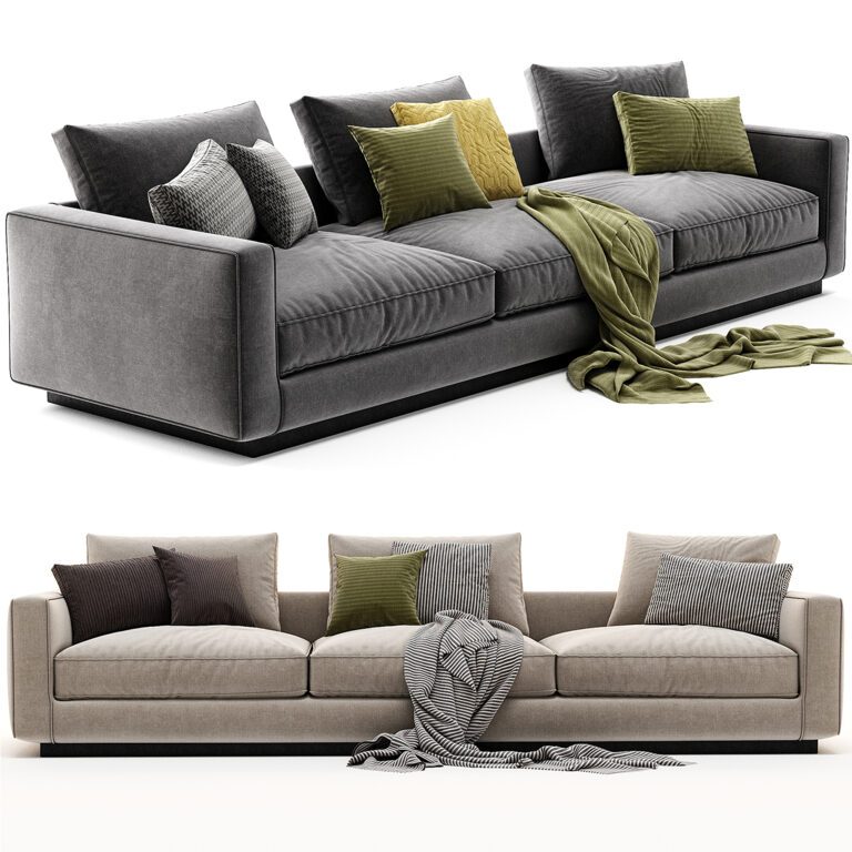 Andersen Line Minotti Sofa (348243) 3D model - Download 3D model ...