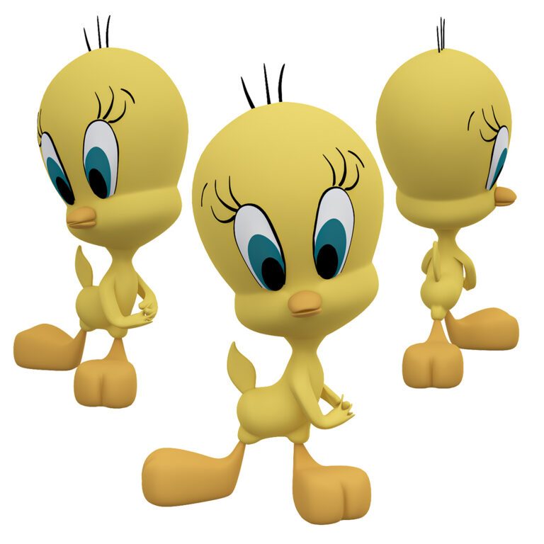 Tweety Bird cake topper - Titti (348622) 3D model - Download 3D model ...