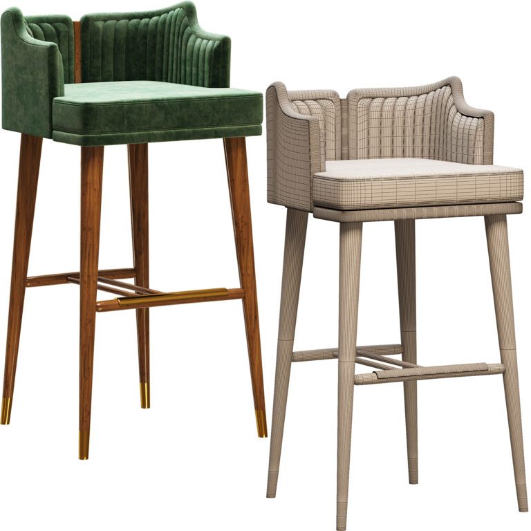 Ervin Bar Chair (348927) 3D model - Download 3D model Ervin Bar Chair ...
