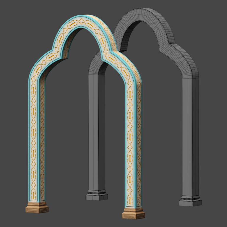 Decorated Arched Portals (349315) 3D model - Download 3D model ...