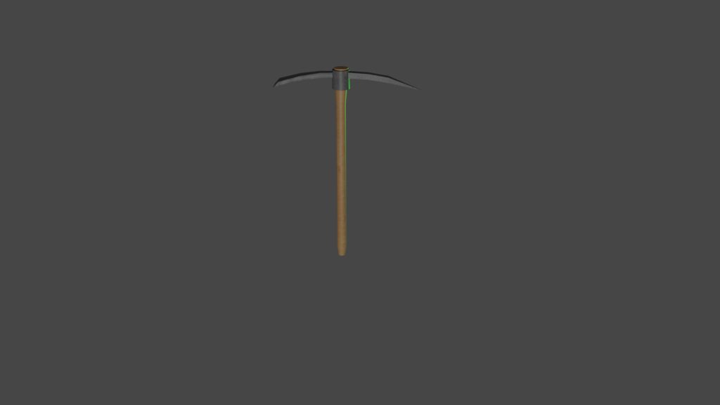 Pickaxe (from the actual period) (349449) 3D model - Download 3D model ...