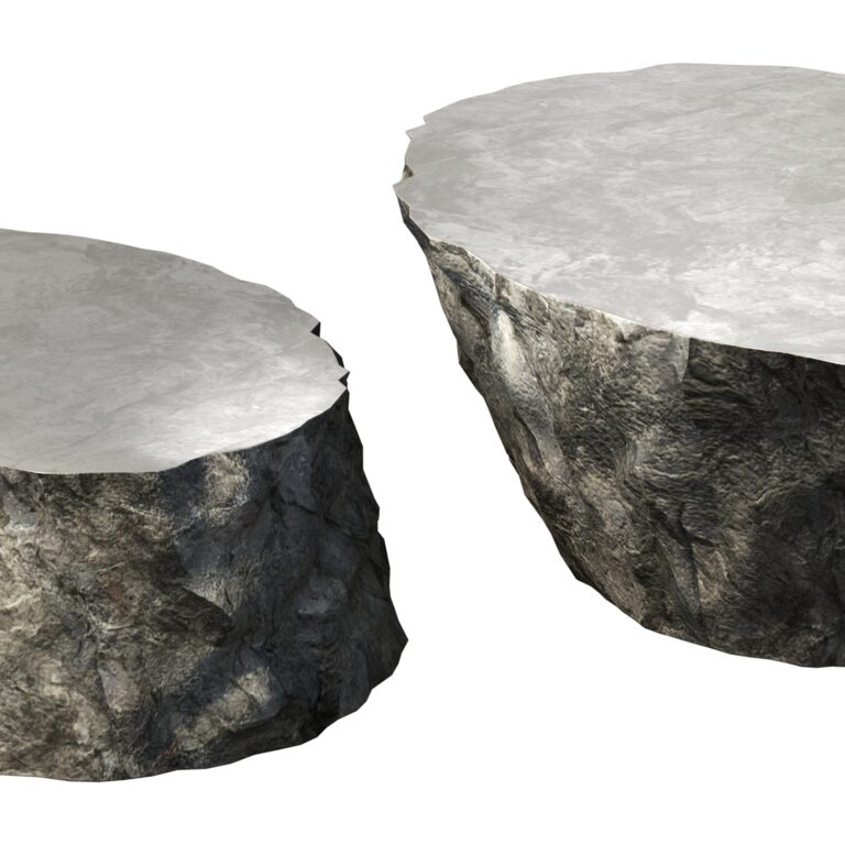 Stone coffee tables (349607) 3D model - Download 3D model Stone coffee ...