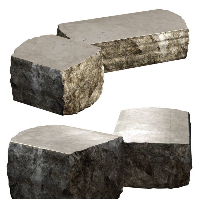 Stone coffee tables (349608) 3D model - Download 3D model Stone coffee ...