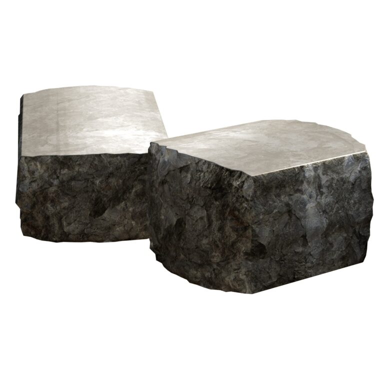 Stone coffee tables (349608) 3D model - Download 3D model Stone coffee ...