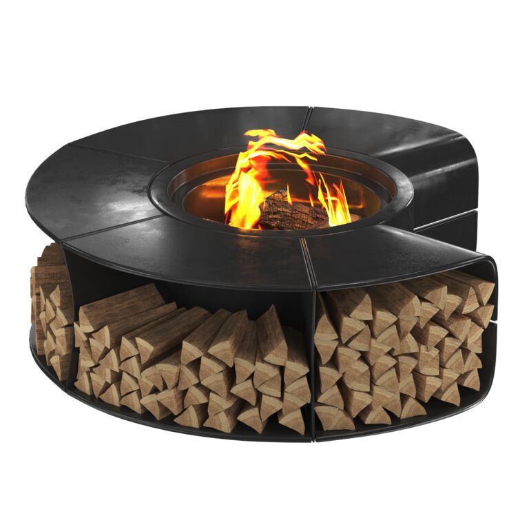 Outdoor fireplace pit omega (349629) 3D model - Download 3D model ...