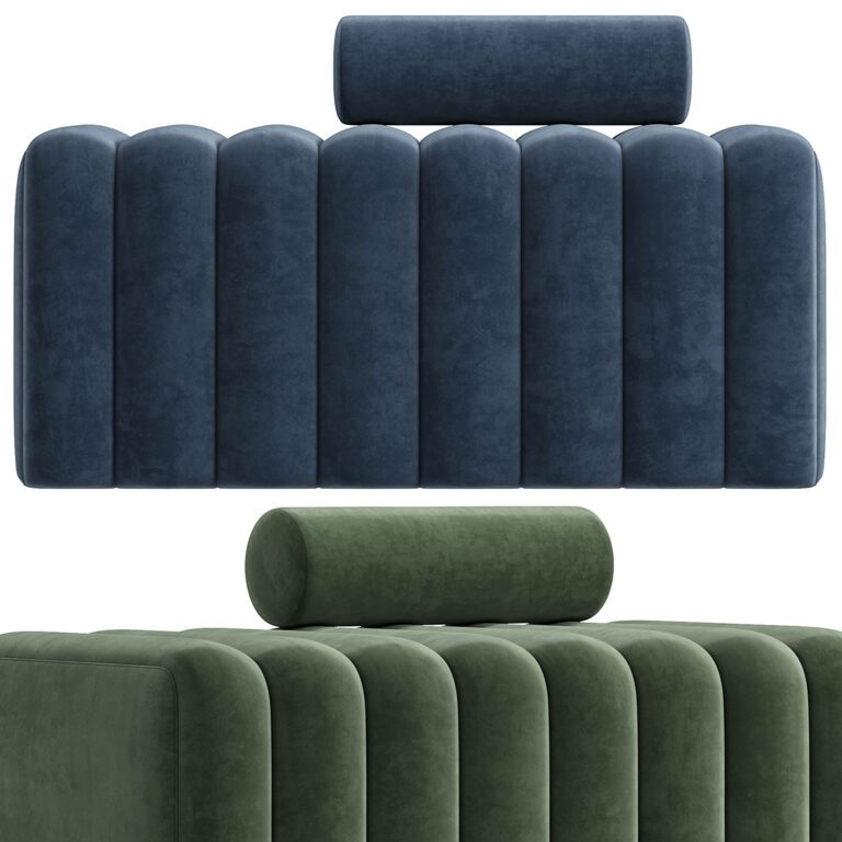 Modern Line Tufted Bench By Homary (350128) 3D model - Download 3D ...