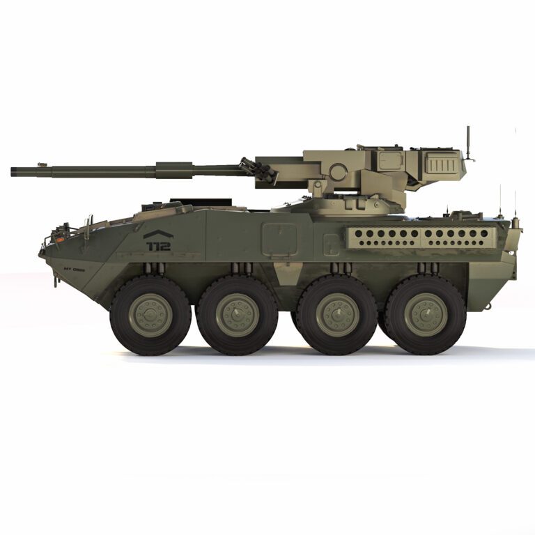 2003 M1128 Stryker MGS armored vehicle (350425) 3D model - Download 3D ...