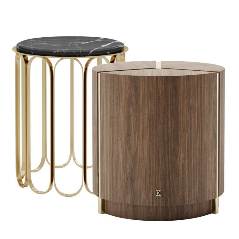 Laskasas Riga coffee table and Chery side table (350644) 3D model - Download 3D model Laskasas ...