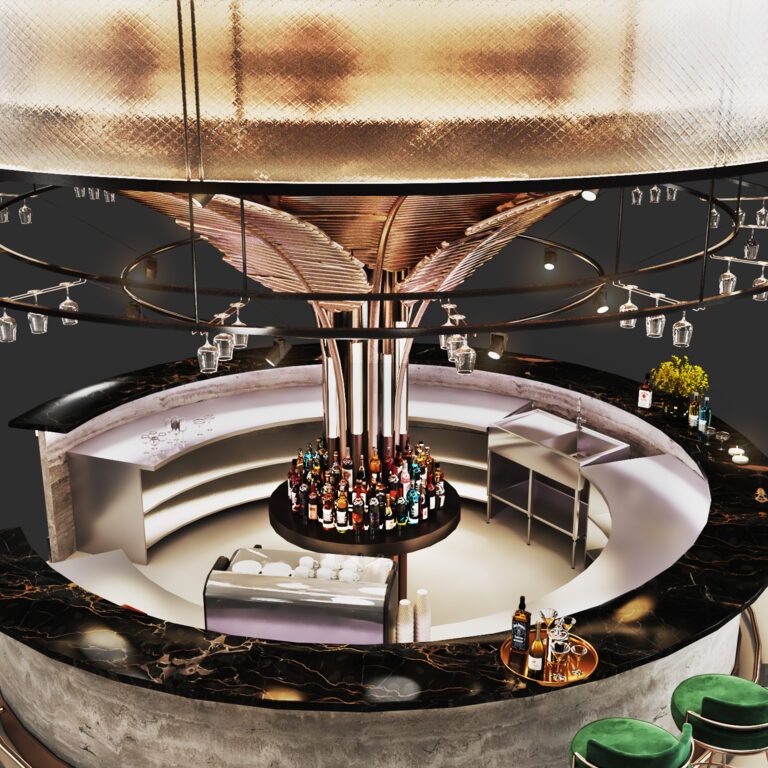 Coktail Bar 02 island cafe (350920) 3D model - Download 3D model ...