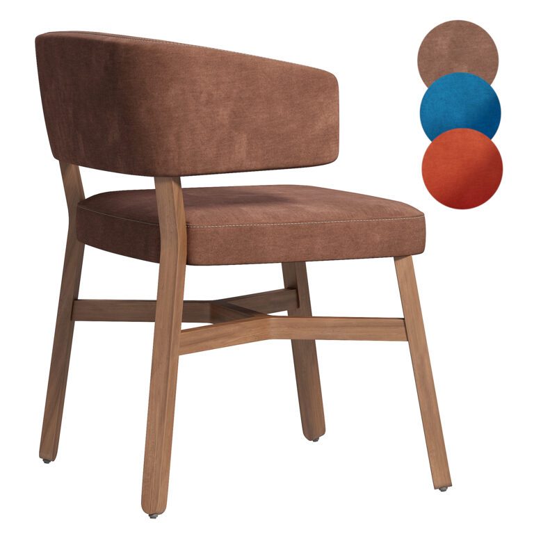 BILLIANI CROISSANT EETKAMERSTOEL Chair (351024) 3D model - Download 3D ...