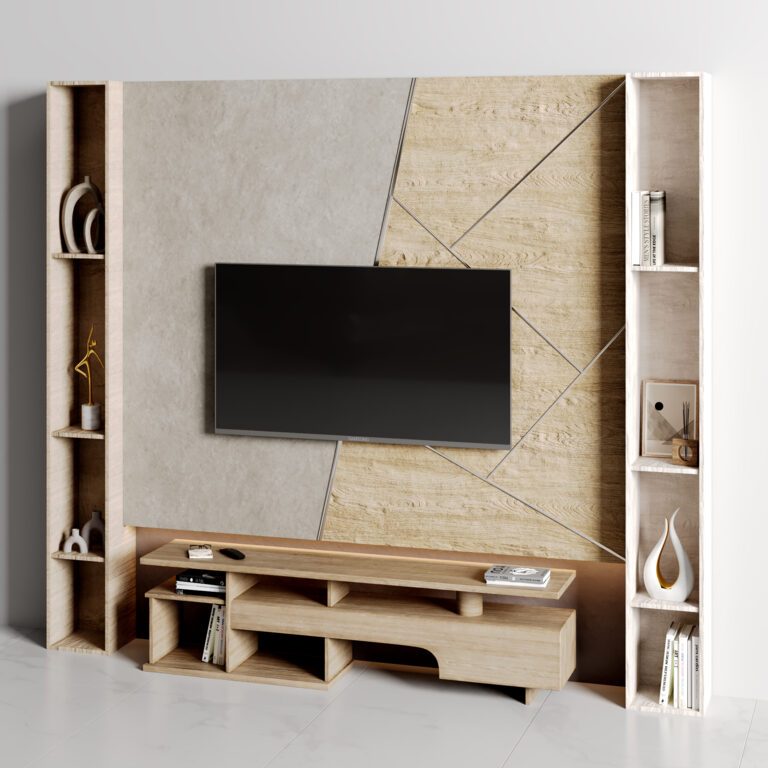 Tv wall 001 (351056) 3D model - Download 3D model Tv wall 001 (351056 ...