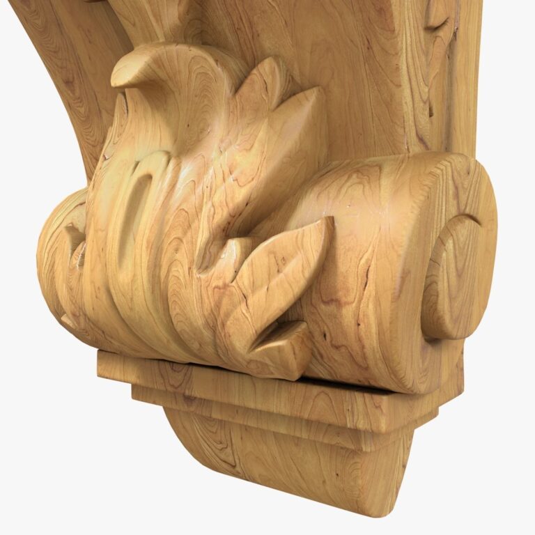 Carved Bracket-5 (351355) 3D model - Download 3D model Carved Bracket-5 ...