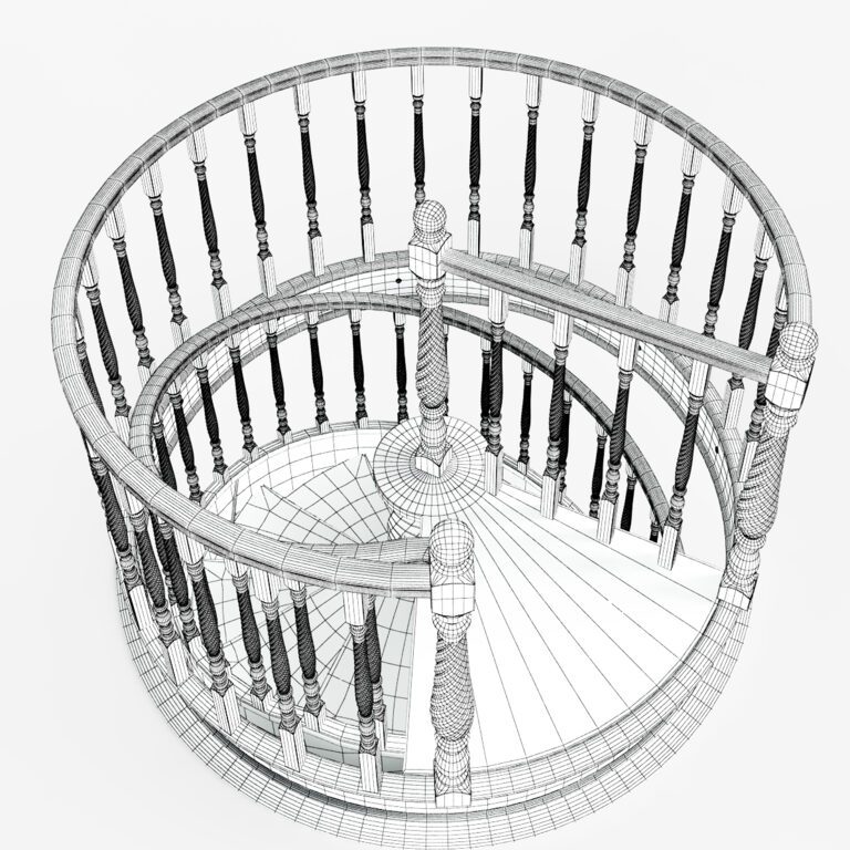 3D models library | Stairs models in 3D download