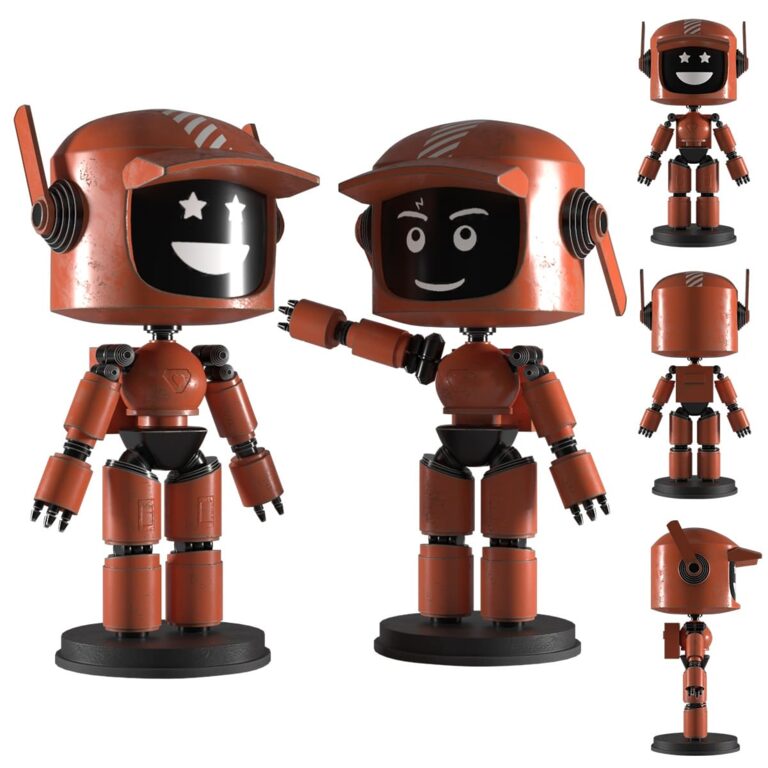 Love Death Robot 351573 3d Model Download 3d Model Love Death Robot