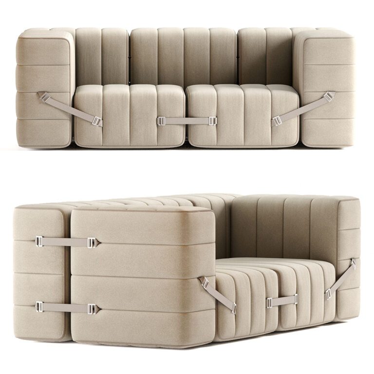 Curt Modular Sofa (351676) 3D model - Download 3D model Curt Modular ...