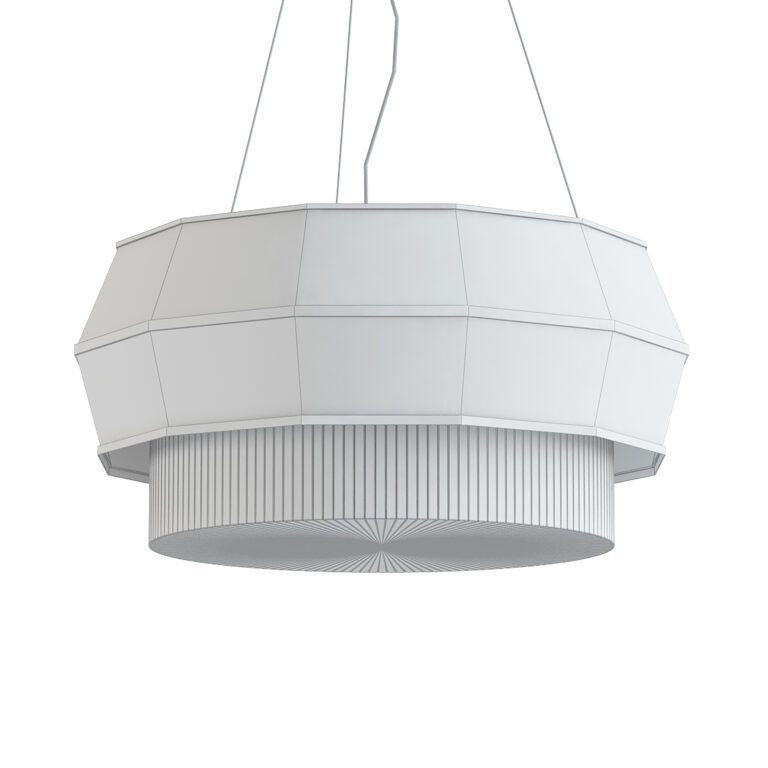 Rich Brilliant Willing Delta V Pendant lamp (351749) 3D model ...
