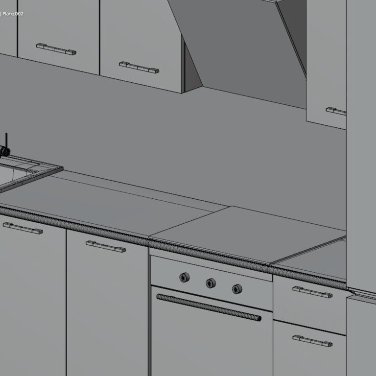 Kitchen "City" (352926) 3D model - Download 3D model Kitchen "City ...