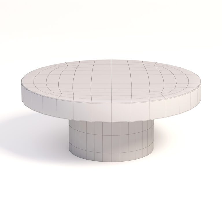 Guliana Round Coffee Table (352980) 3D model - Download 3D model ...