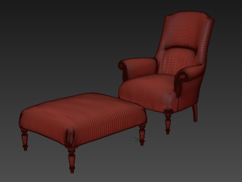 Ralph Lauren Renaissance Revival Armchair (35314) 3D model - Download ...