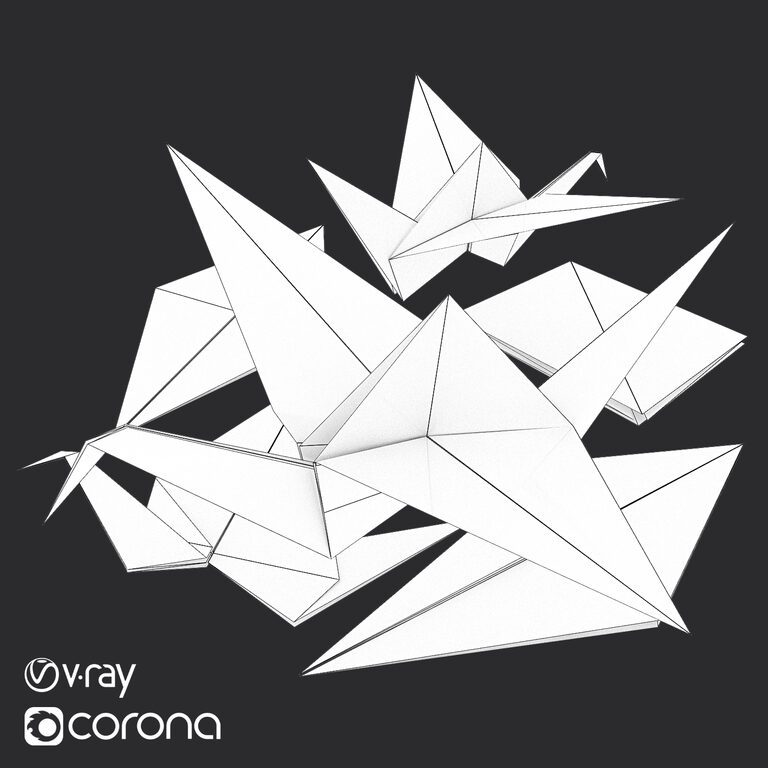 Origami (35357) 3D model - Download 3D model Origami (35357) | 35357 ...