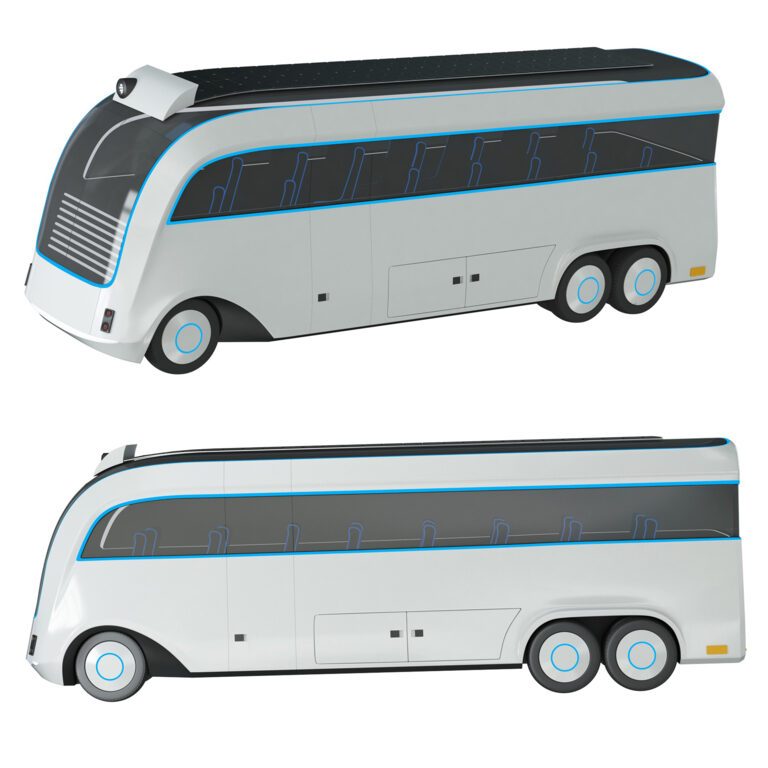 A futuristic bus concept (353652) 3D model - Download 3D model A ...