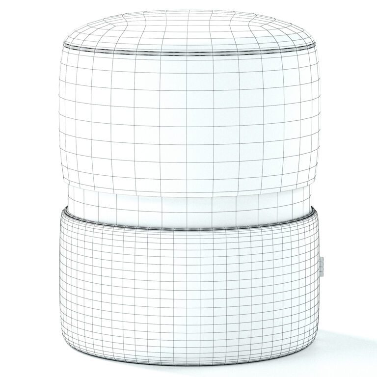 Pouf Edson Laskasas (353689) 3D model - Download 3D model Pouf Edson ...