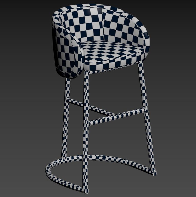 Bar Chair Sunny by Visionnaire Home (353690) 3D model - Download 3D ...