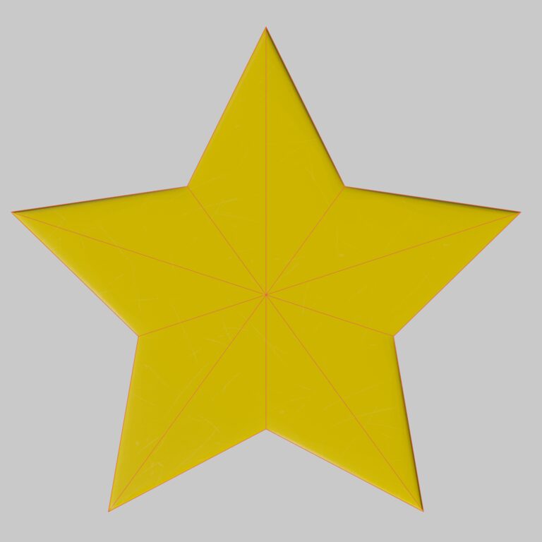Simple star (353714) 3D model - Download 3D model Simple star (353714 ...
