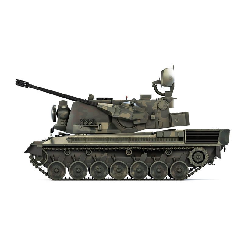 Missile system FlakPz 2 Gepard 1A2 2006 (353735) 3D model - Download 3D ...