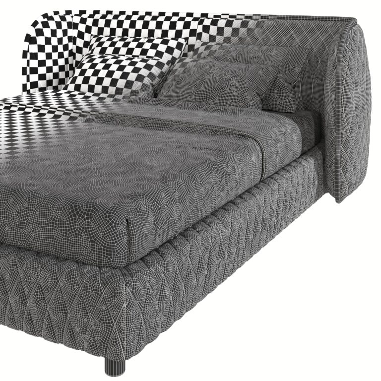 Bed Redondo by Moroso (353780) 3D model - Download 3D model Bed Redondo ...