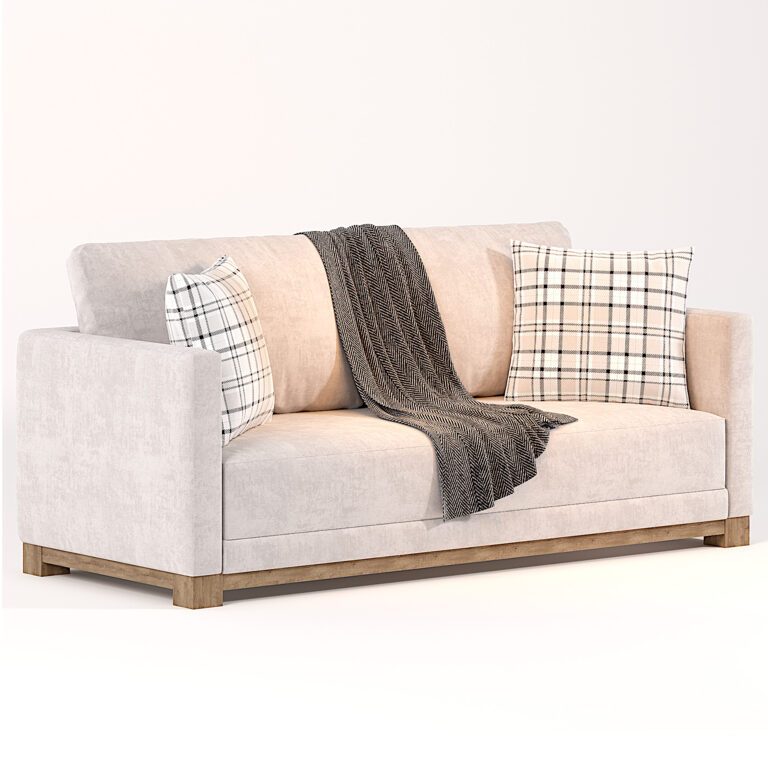 Sofa Gather Wood Base Bench (353844) 3D model - Download 3D model Sofa ...
