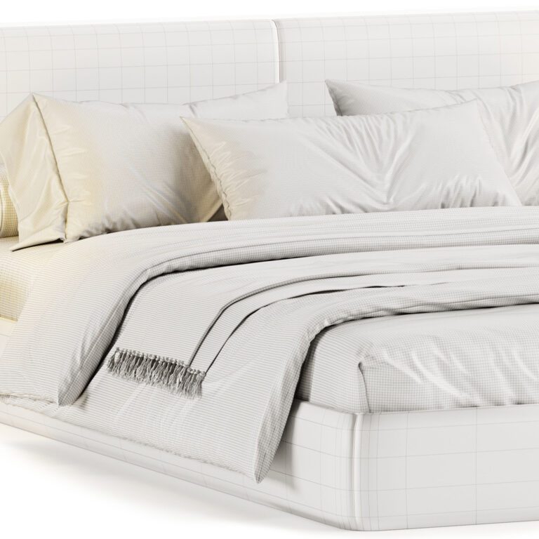 Nuvo Bed by Mononova (353931) 3D model - Download 3D model Nuvo Bed by ...