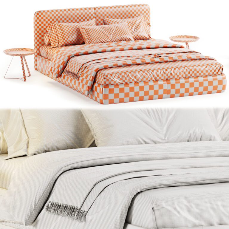 Nuvo Bed by Mononova (353931) 3D model - Download 3D model Nuvo Bed by ...